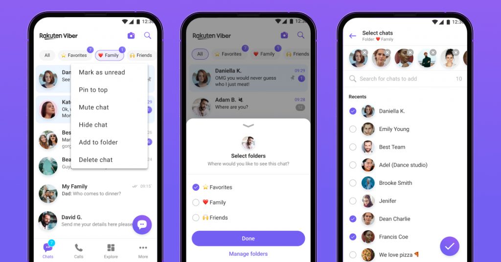 Organize Your Chats Effortlessly with Folders | Viber