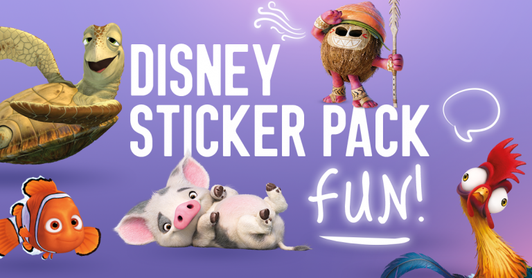 From Moana to Dory: A Disney Sticker Pack for Every Day of the Week ...