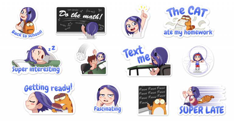 Head Back to School with Violet and LegCat! | Viber