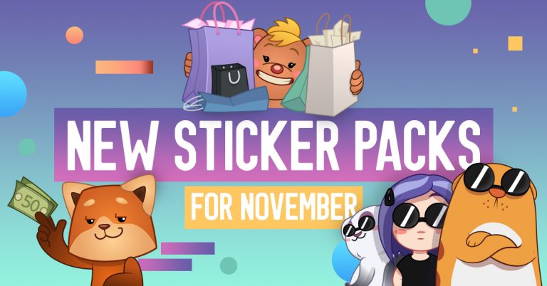 New Sticker Packs For November | Viber