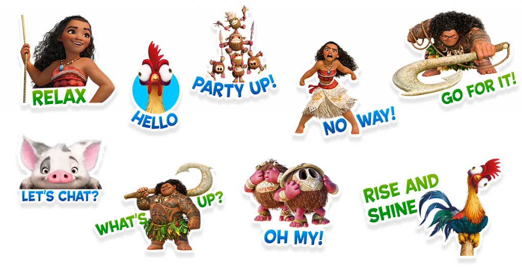 From Moana to Dory: A Disney Sticker Pack for Every Day of the Week ...